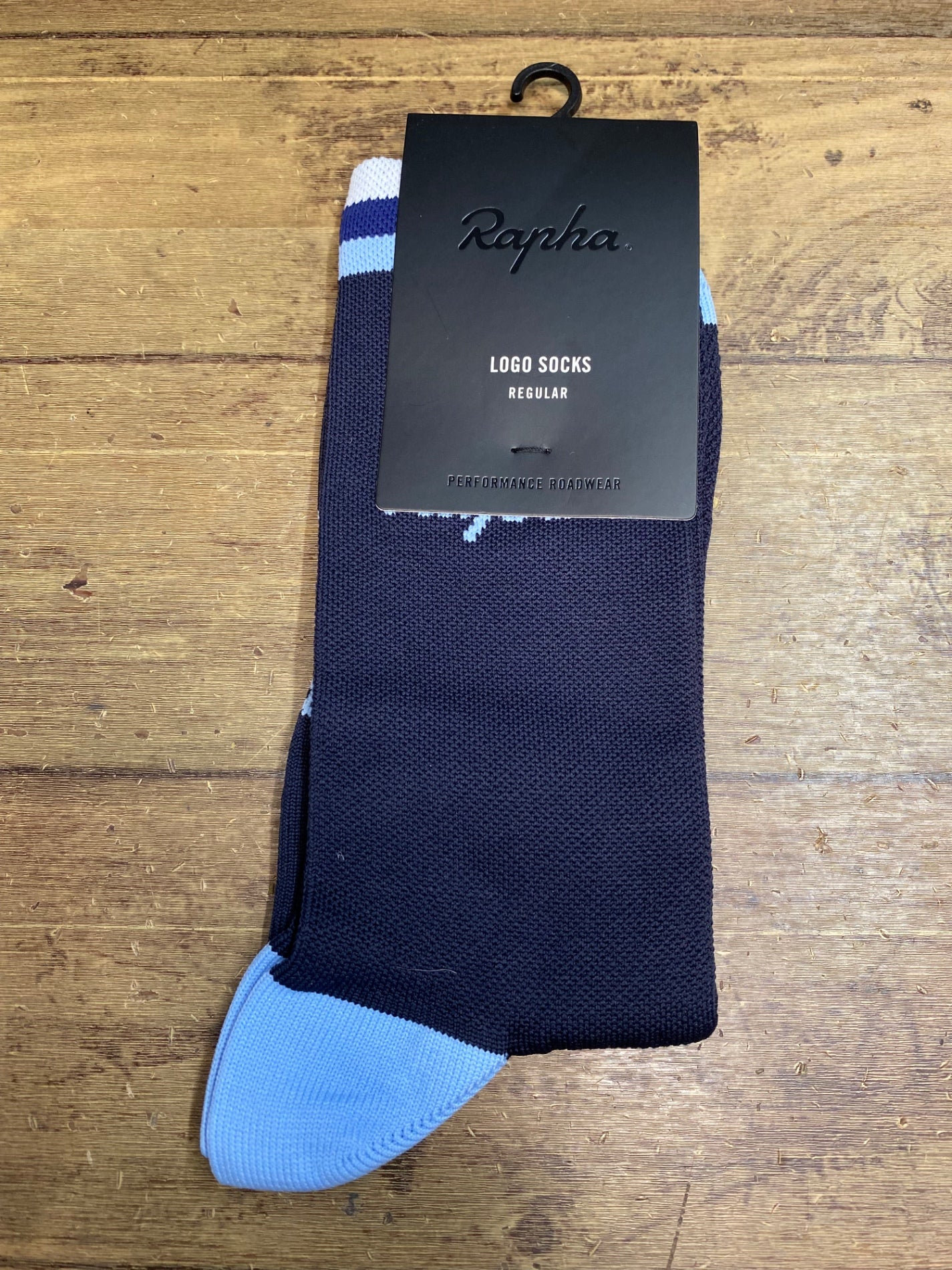 JB125 ラファ Rapha LOGO SOCKS サイクルソックス 紺 REGULAR – BICI AMORE EQ STORE