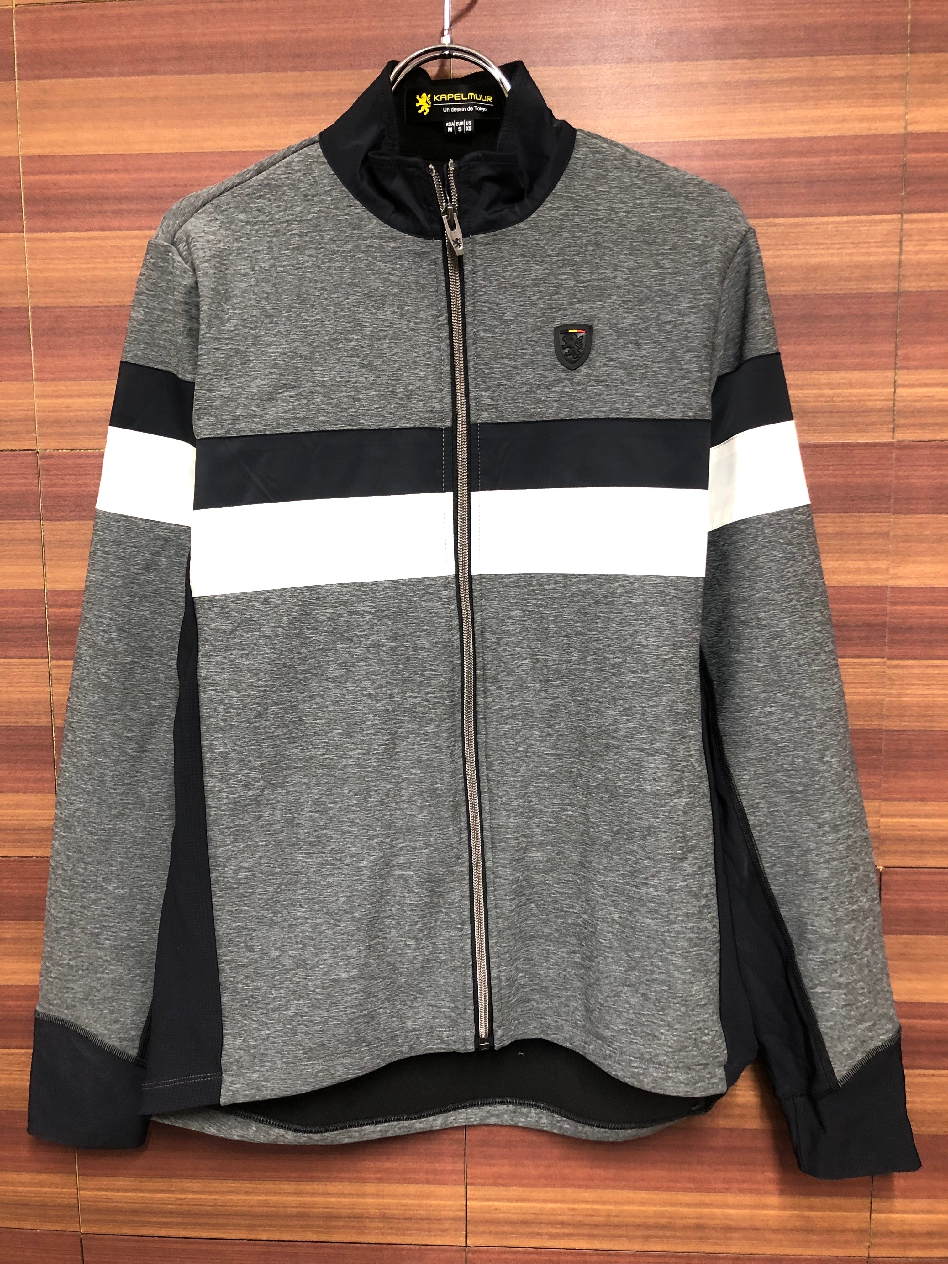 HM168 カペルミュール kapelmuur 長袖サイクルジャケット 黒グレー ASIA M 裏起毛 – BICI AMORE EQ STORE